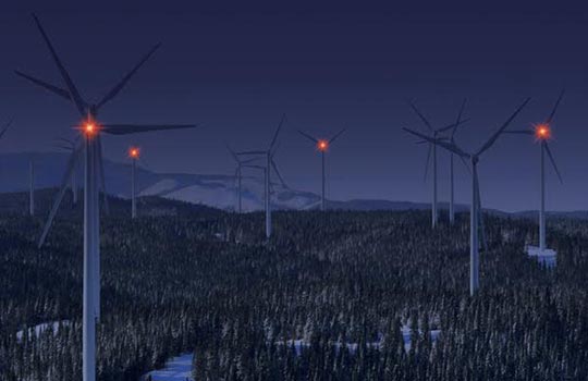 WIND INDUSTRY - Technostrobe | Obstruction lights for tall towers in ...